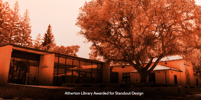 Atherton Library Awarded for Standout Design | San Mateo County Libraries